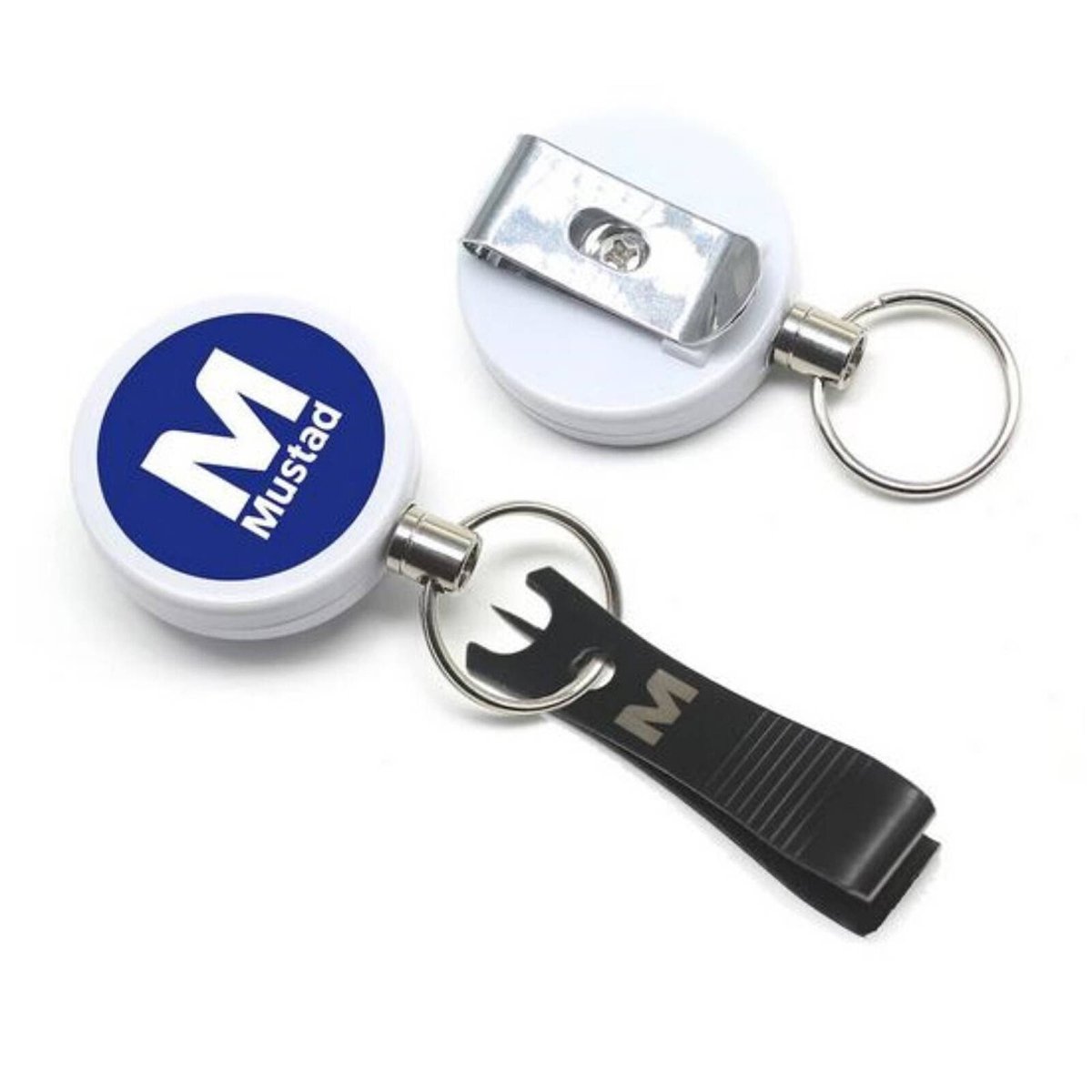 Mustad Retractor Kit - Retractable Tether with Clip and Fishing Line ...