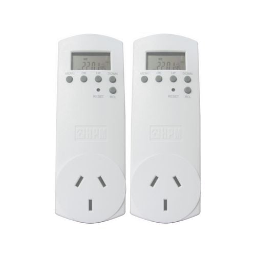 HPM Slimline 24/7 Digital Timer - Pack of 2 - Bunnings New Zealand