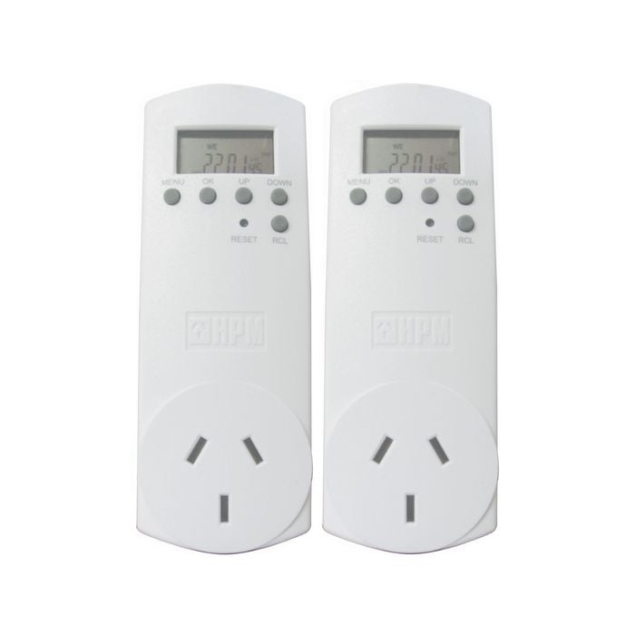 HPM Slimline 24/7 Digital Timer - Pack of 2 - Bunnings New Zealand