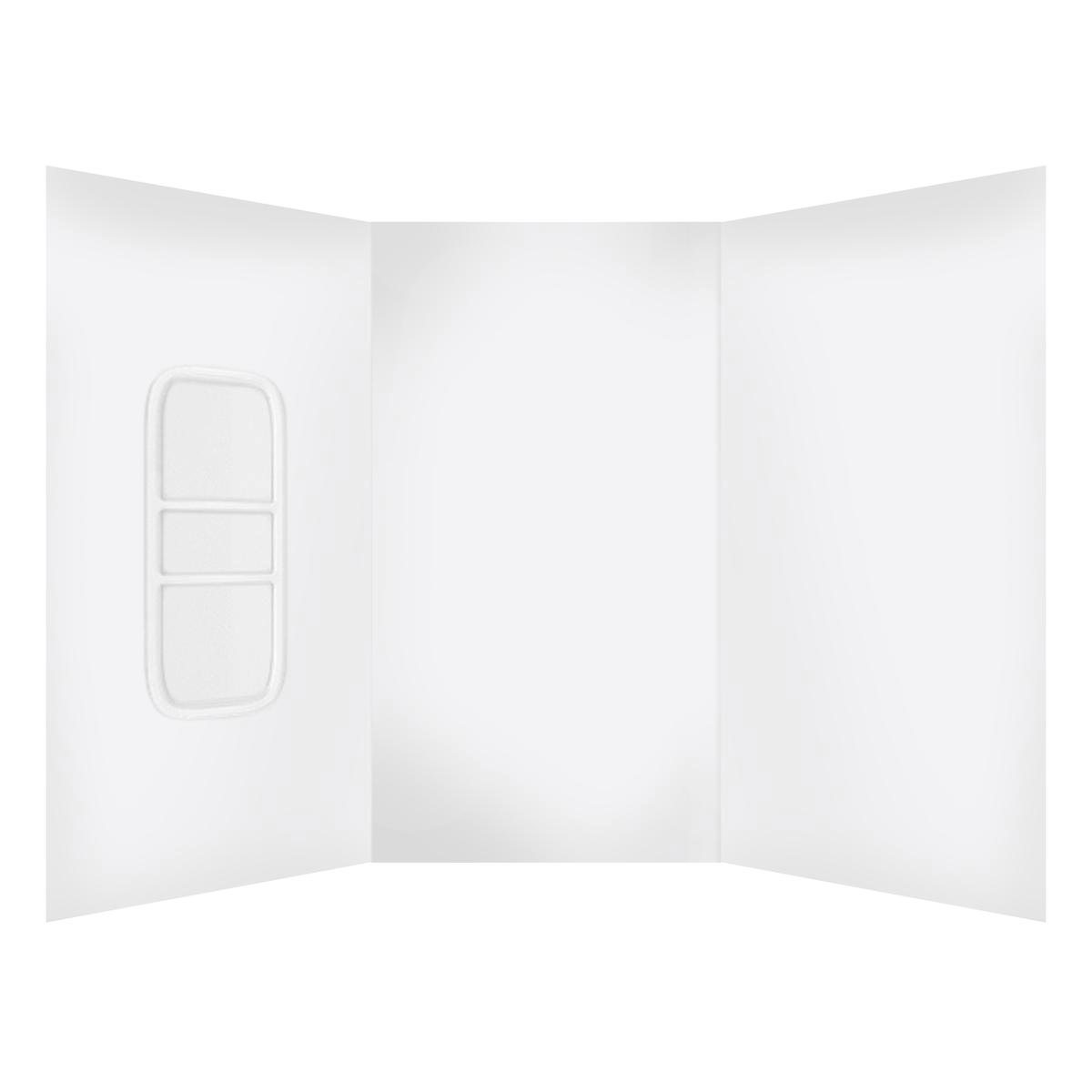 Stein 900 x 900 x 2000mm 3 Sided Acrylic Moulded Wall Liner - Bunnings ...