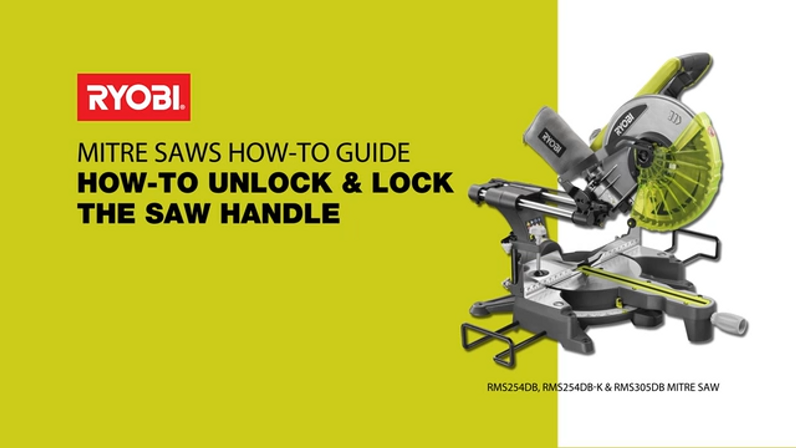 Ryobi 305mm compound mitre saw bunnings store