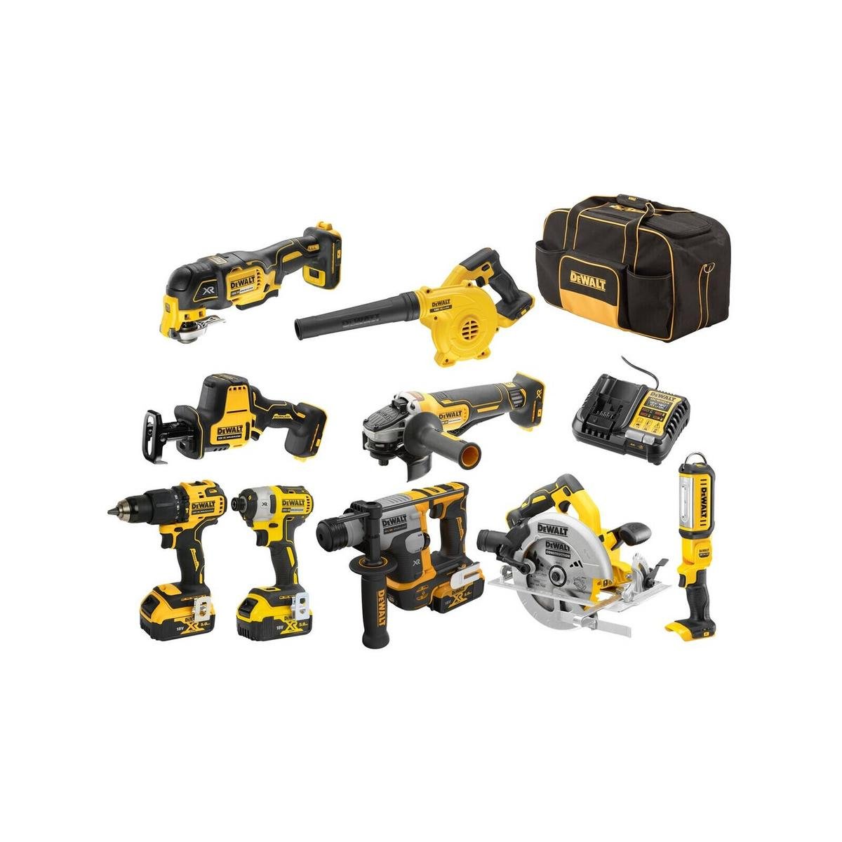 DeWALT 9 Piece 18V Combo Kit DCZ965P3 XE Bunnings New Zealand