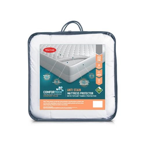 Tontine Comfortech Anti Stain Mattress Protector - King Bed - Bunnings ...