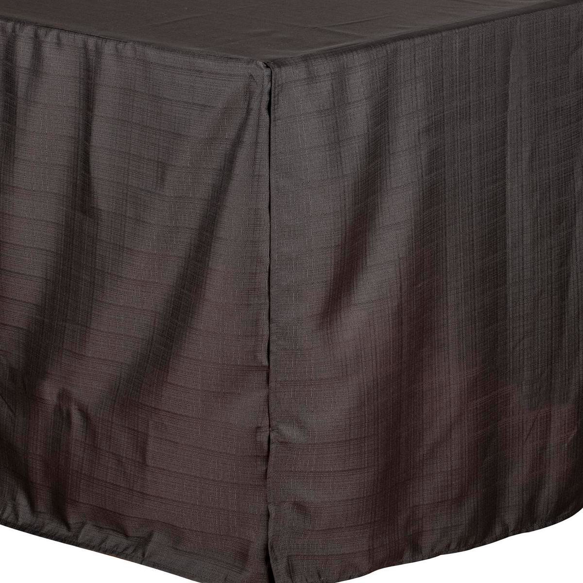 Marquee 1830x760x740mm Trestle Table Tablecloth Black - Bunnings New ...