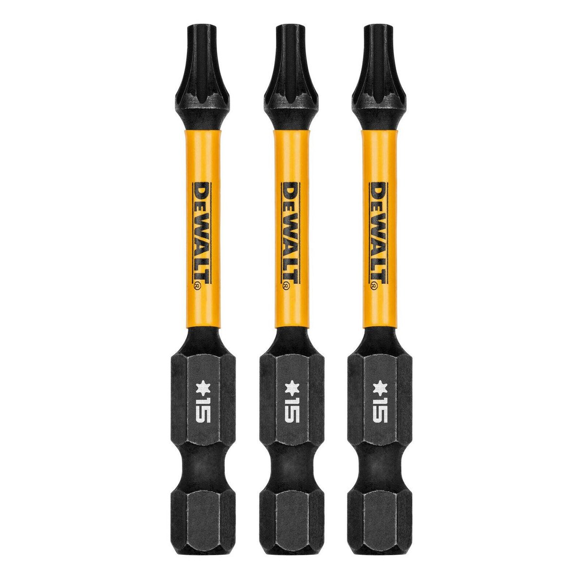 DeWALT 57mm Impact Fastener Drive TX15 - 3 Pack DWAF2TX15IR3 - Bunnings ...