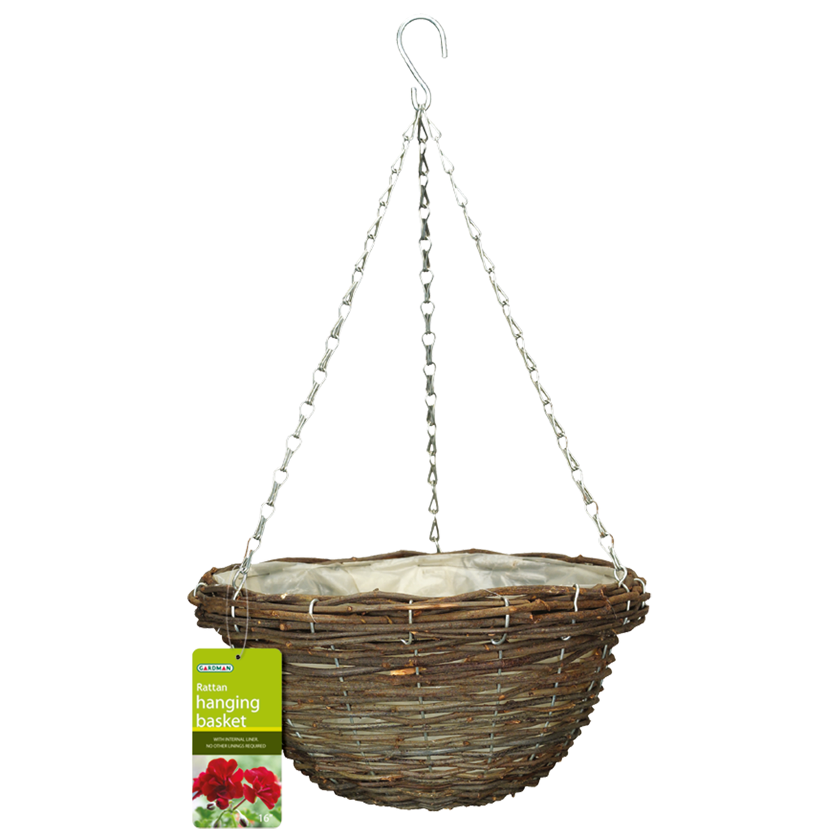Brunnings 35cm Rattan Hanging Basket Bunnings Australia