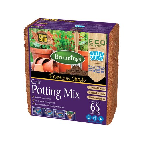 Brunnings 65L Coir Potting Mix - Bunnings Australia