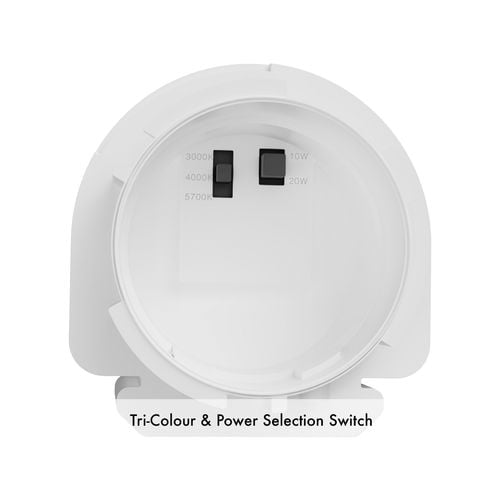 Arlec 60cm 20W DIY Dual-Power and Tri-Colour Tri-Proof LED Batten Light ...