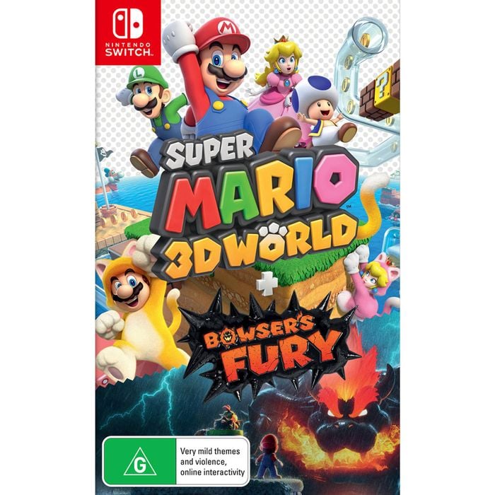 Nintendo Switch SWI Super Mario 3D World + Bowser's Fury Video Game ...