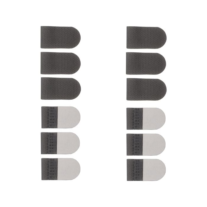 CordTech Small Stick And Tidy Cable Clams - 12 Pack - Bunnings Australia