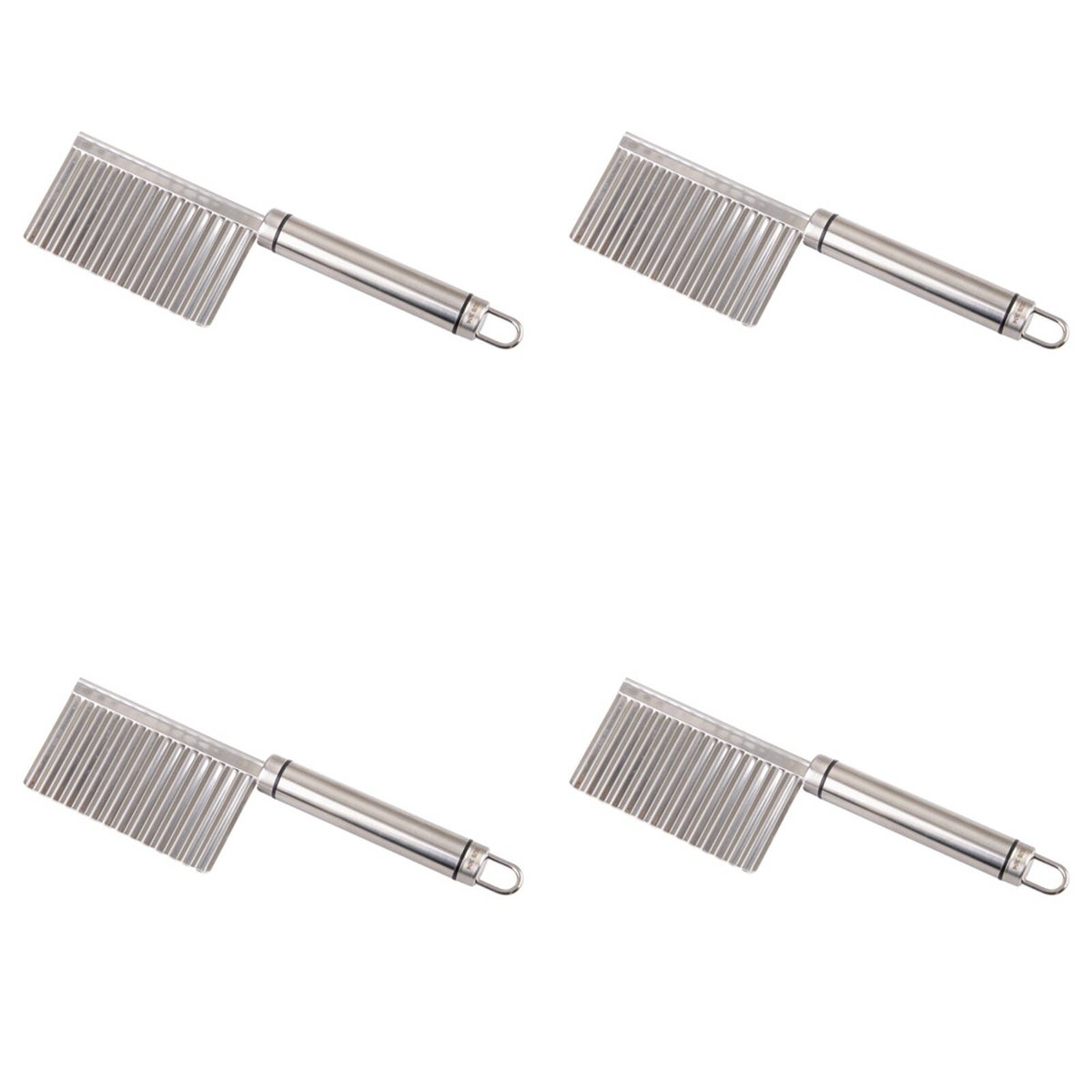 4PK Appetito Stainless Steel Crinkle Vegetable Cutter - Bunnings Australia