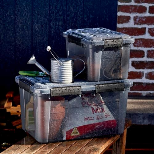 Ezy Storage 50L Grey Waterproof IP67 Storage Container - Bunnings Australia