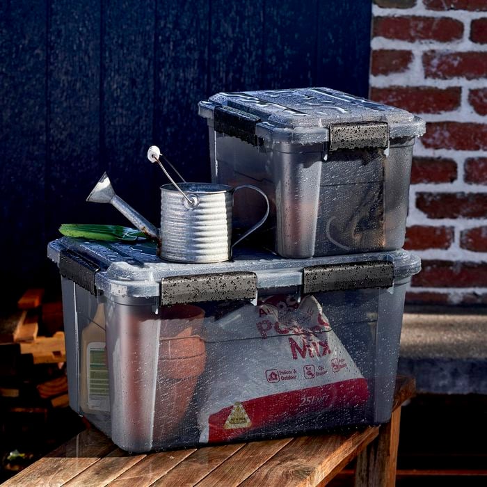 Ezy Storage 50L Grey Waterproof IP67 Storage Container - Bunnings Australia