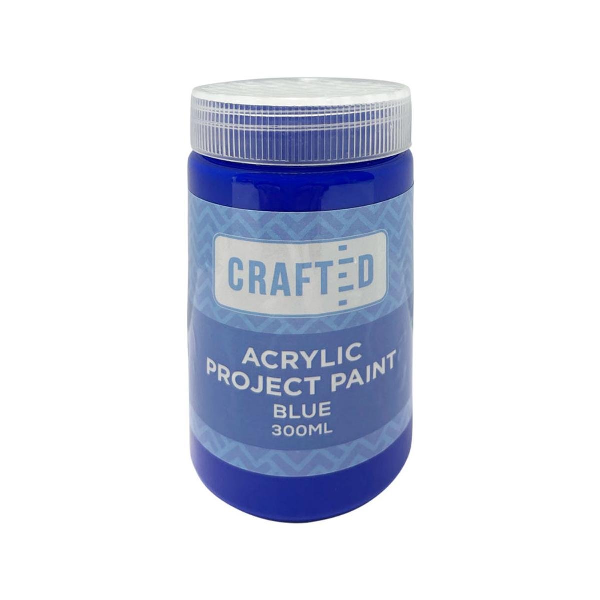 Crafted 300ml Blue Project Paint - Bunnings Australia