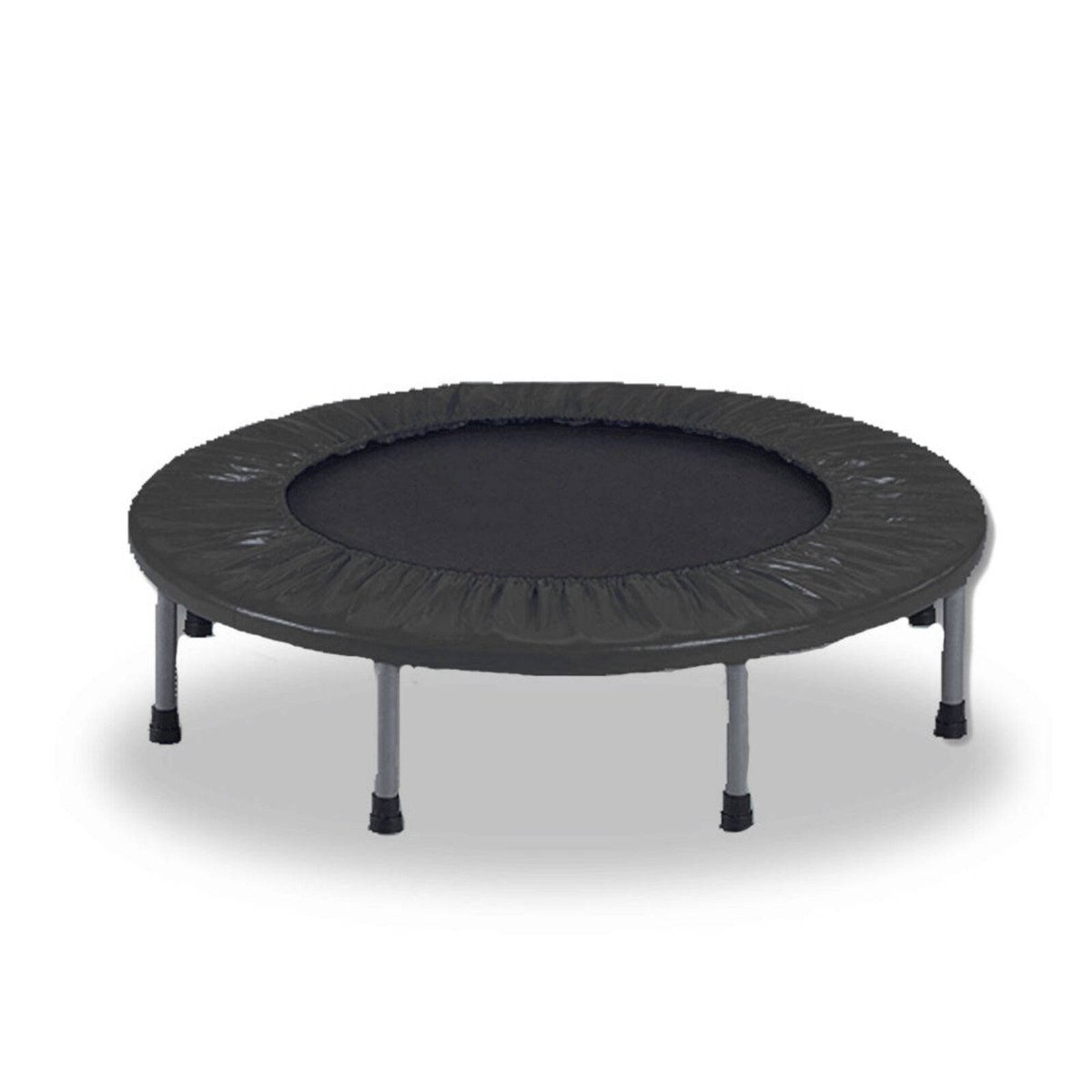 38" Mini Trampoline Jogger Rebounder Home Gym Workout Fitness Black ...