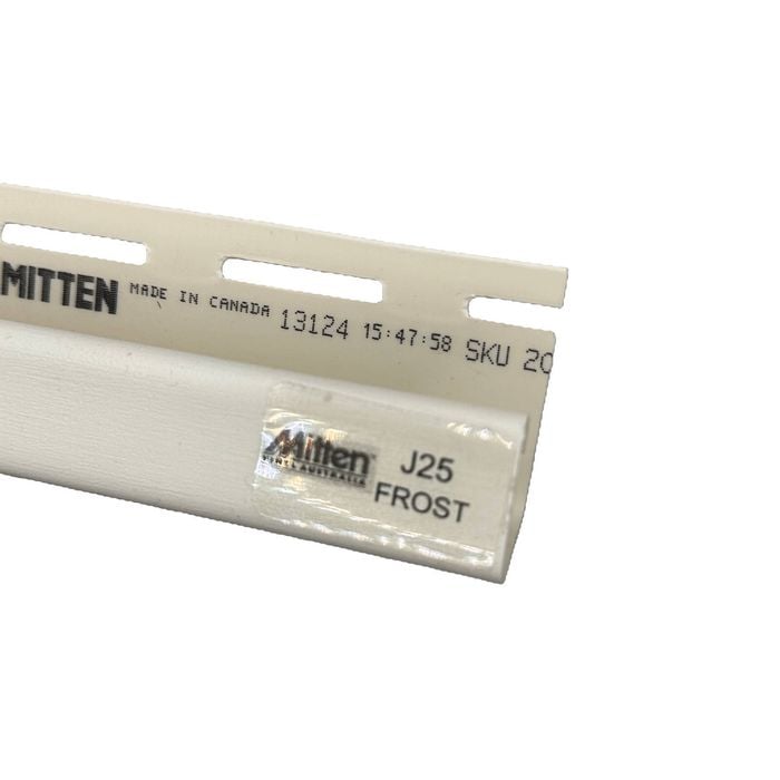 Mitten Vinyl Australia 3.66m Frost J25 Trim Vinyl Cladding - Frost ...