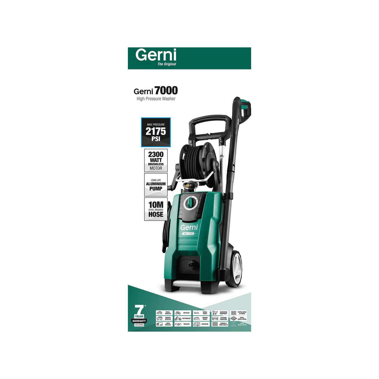 Gerni 2175psi 2300w high pressure washer store