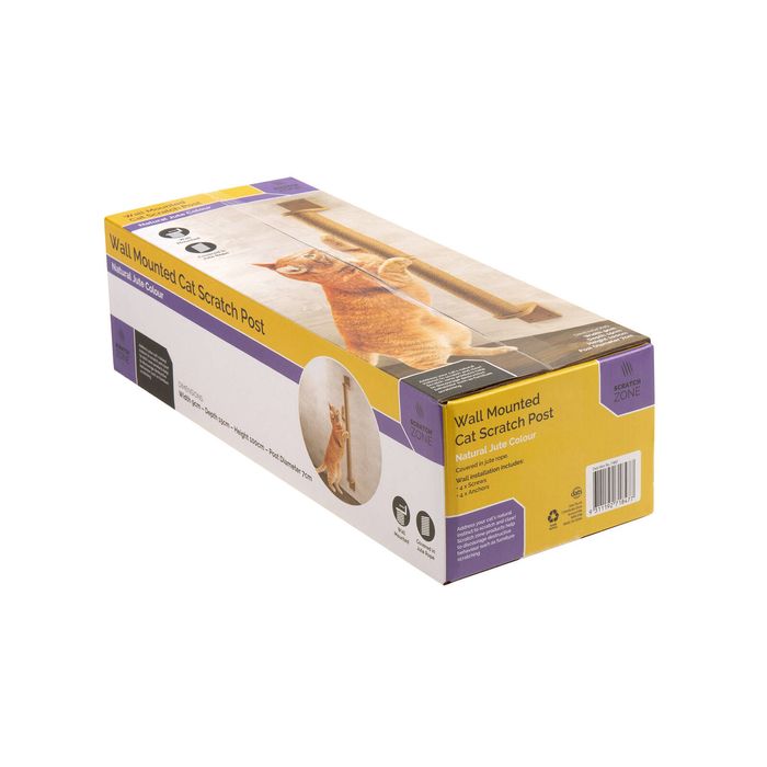 DATS 100cm Wall Mounted Cat Scratch Post - Bunnings Australia