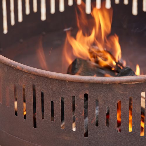 Glow Rust Heathcote Fire Pit - Bunnings Australia