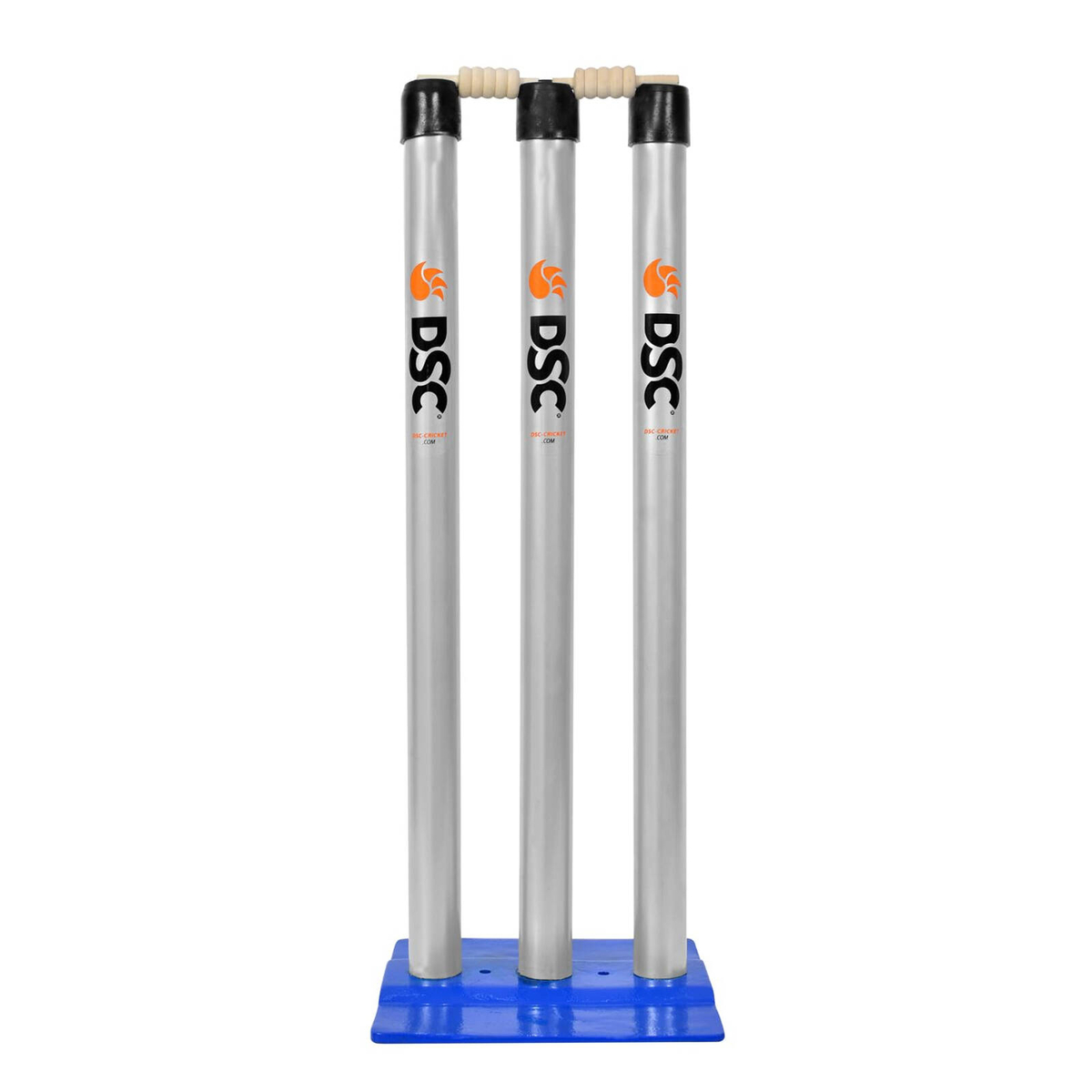 DSC Metal Stumps Set with Bails Grey - Bunnings Australia