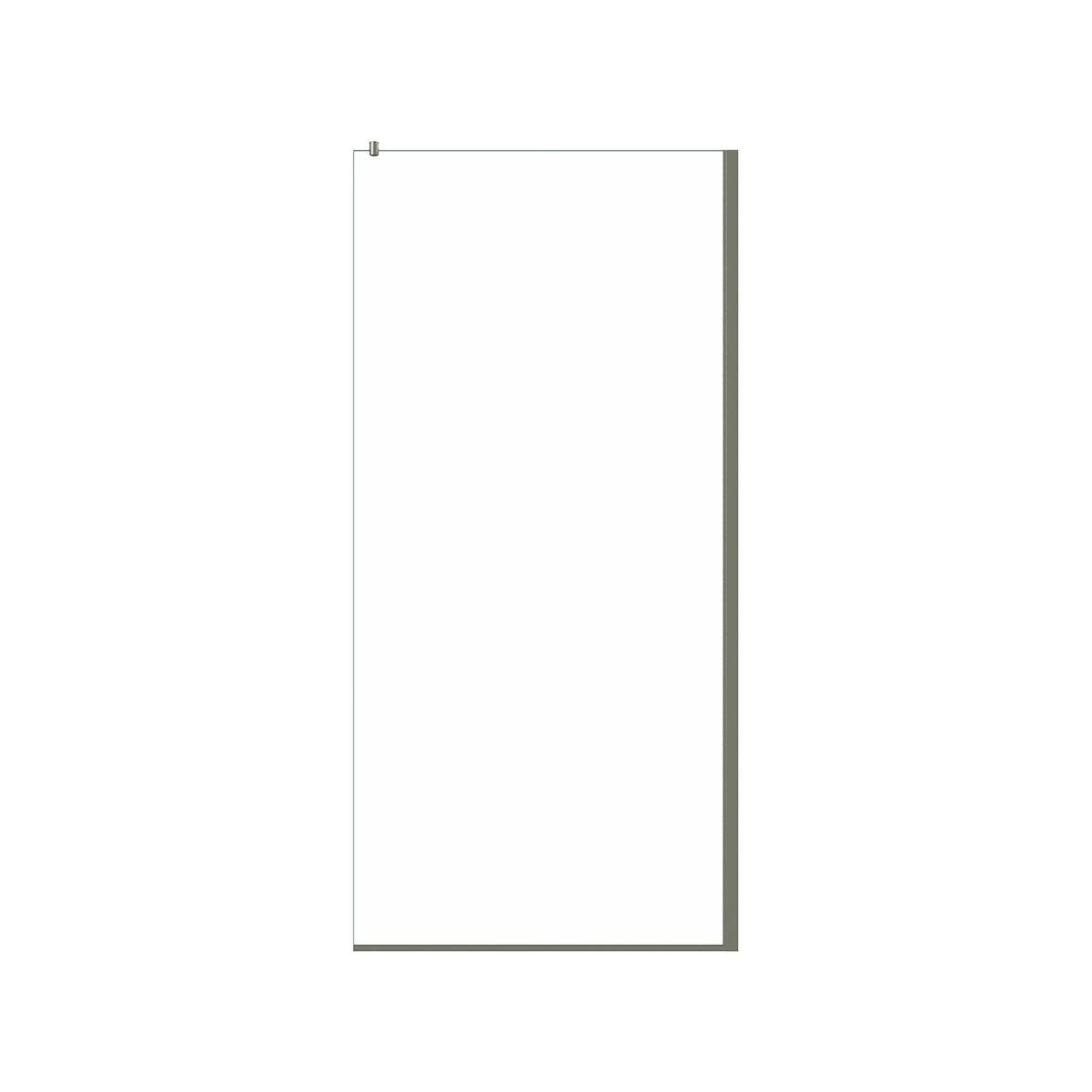 Stein 900 x 2000mm Brushed Nickel Project Shower - Return Panel Only ...