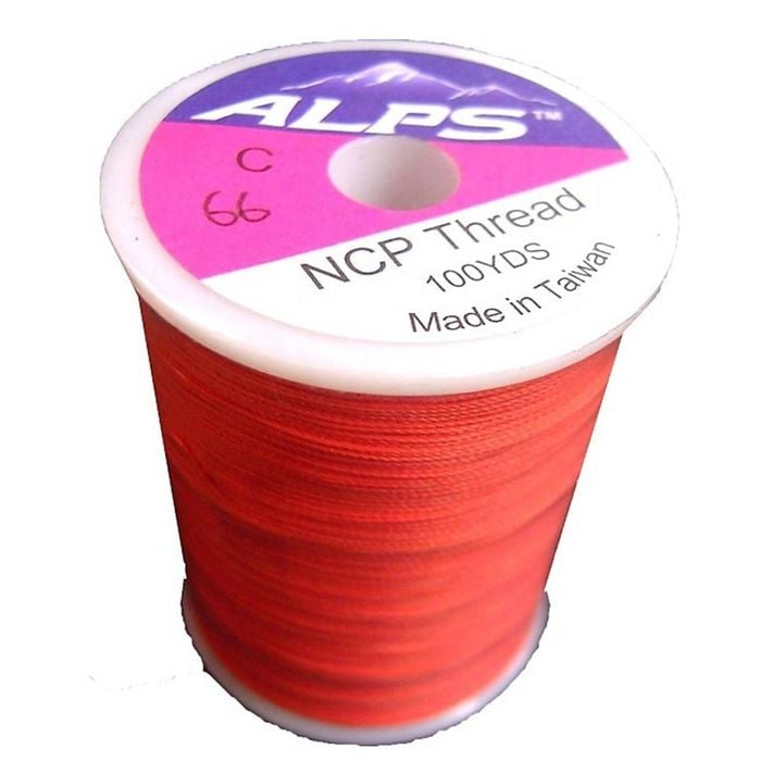 Alps 100yds of Brown/Orange Rod Wrapping Thread - Size C (0.2mm) Rod ...