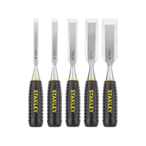 Stanley 5 Piece Essentials Chisel Set - Bunnings Australia