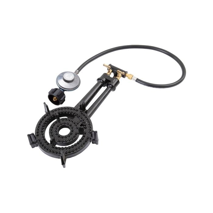 Gasmate Cast Iron Burner - 2 Ring Burner - Bunnings Australia