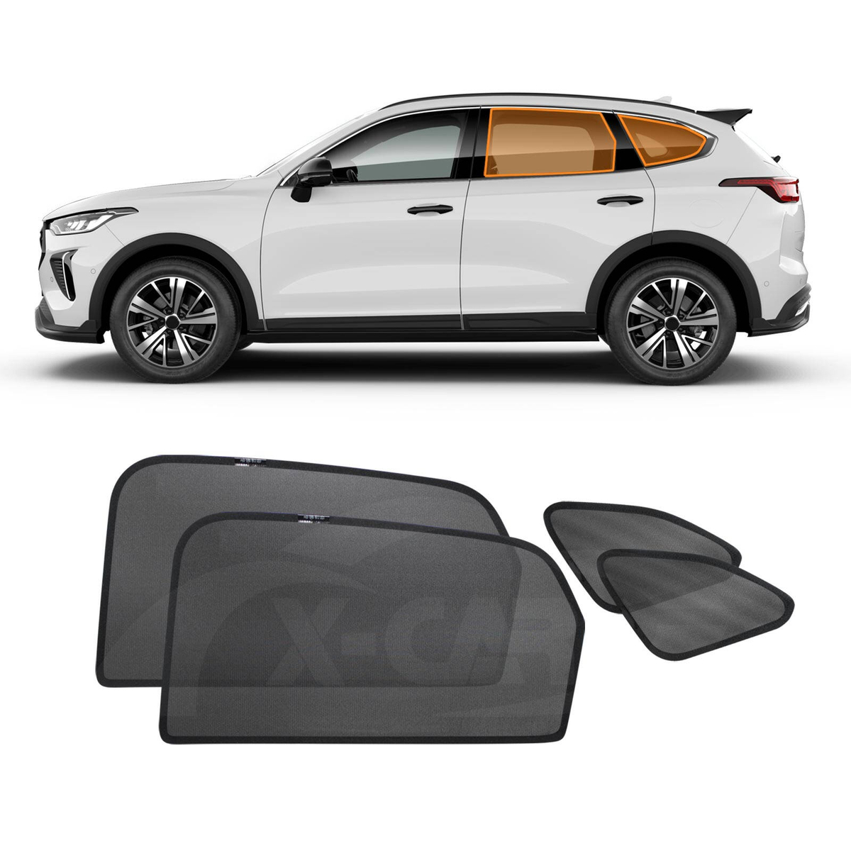 Rear Port Window Sun Shade for NEW GWM Haval Jolion 2024-2025 Car Sun ...