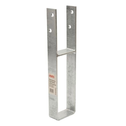 Pryda Post Anchor High Wind 450 x 100mm M12 - Bunnings Australia