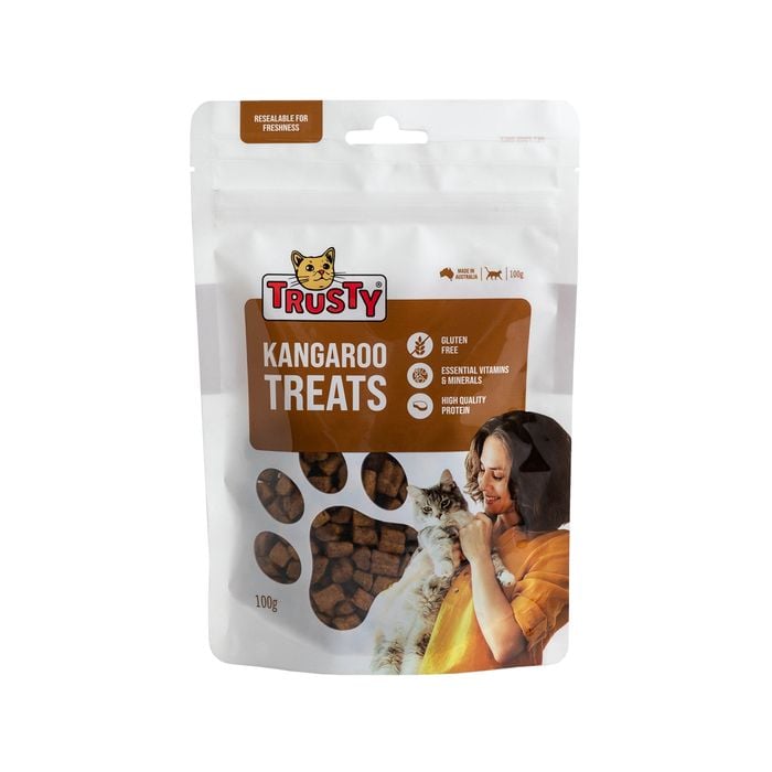 Trusty 100g Kangaroo Adult Cat Meaty Treats - Bunnings Australia