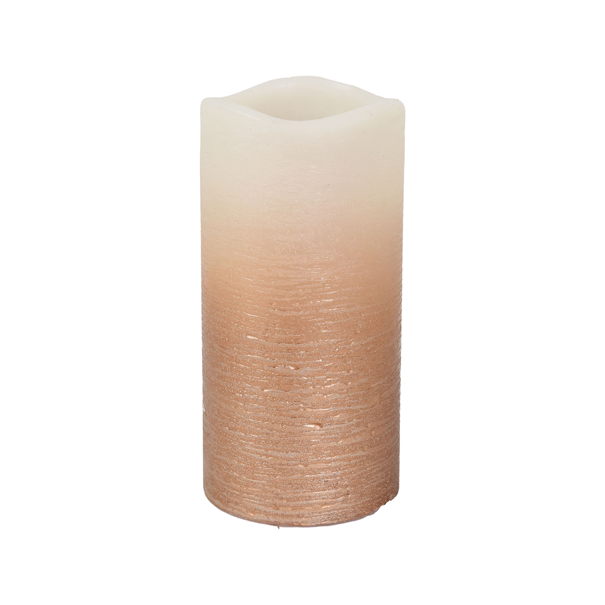 Astin Sinclair Battery Operated Bronze Ombre LED Flameless Pillar ...