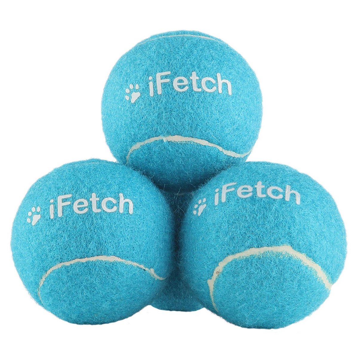 3pc iFetch Balls Large 2.5''/6.4cm for iFetch Too Ball Launcher Blue ...