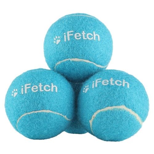 3pc iFetch Balls Large 2.5''/6.4cm for iFetch Too Ball Launcher Blue ...