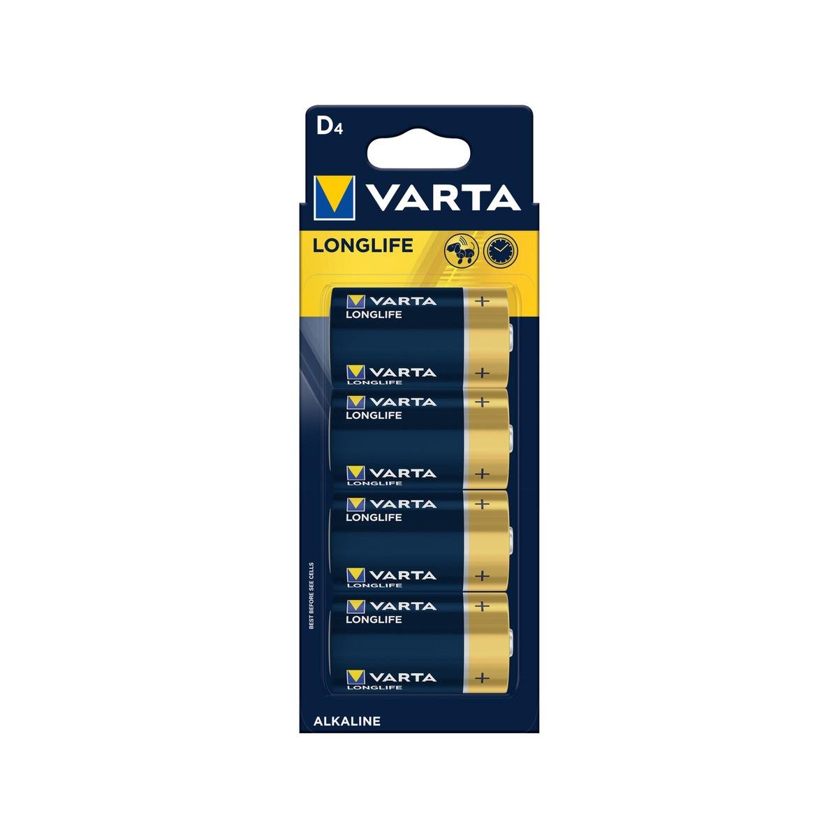 Varta D Alkaline Batteries - 4 Pack - Bunnings New Zealand