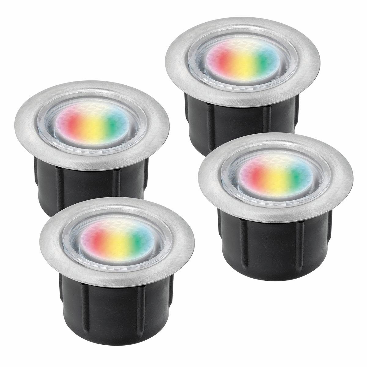 Brilliant RGB Colour Valla DIY LED Deck Light Add On Kit - 4 Pack ...