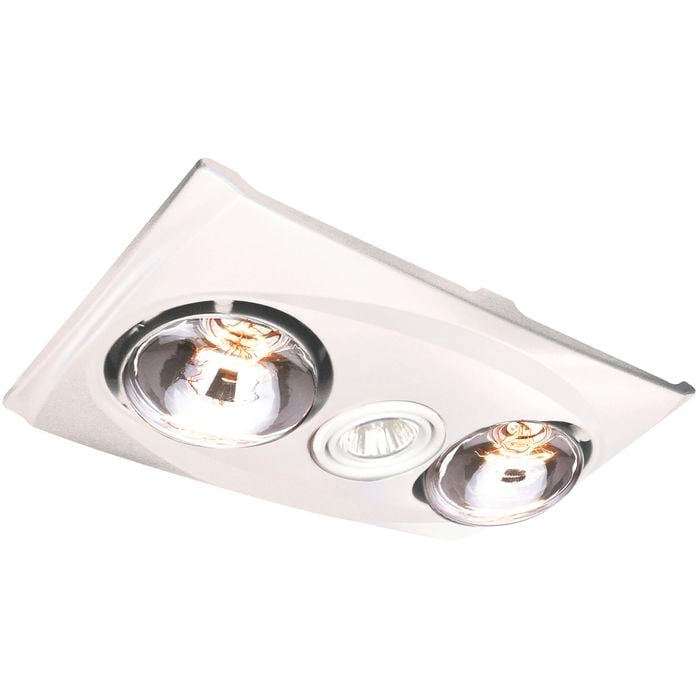 Manrose White 2 Light Heat Fan - Bunnings New Zealand