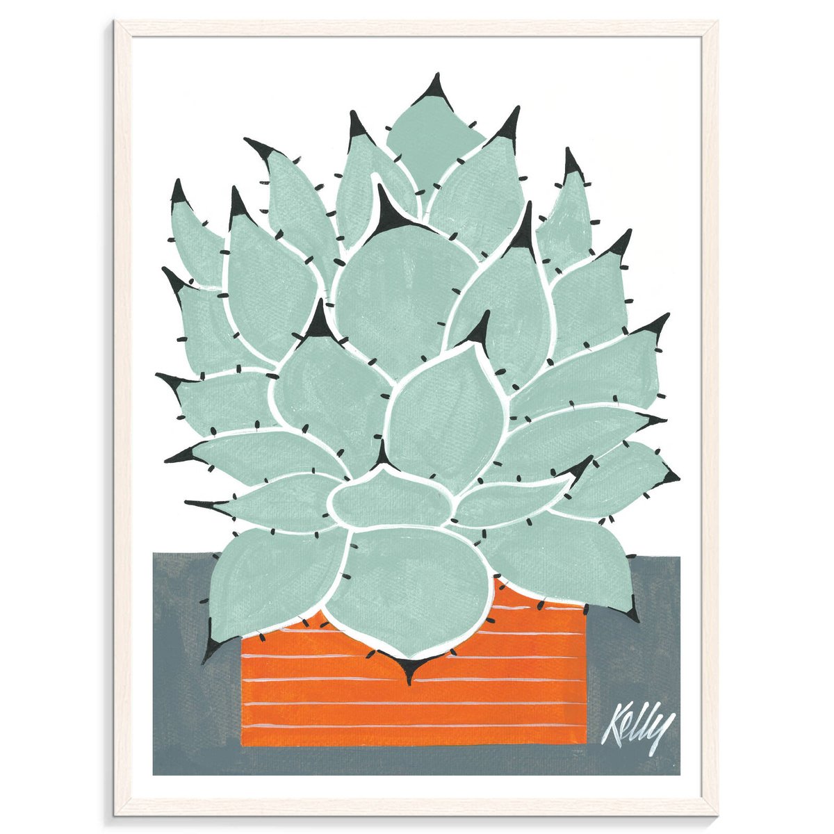 Artist Lane "MexiCan" by Kelly - 41x51cm White Framed Print - Bunnings ...