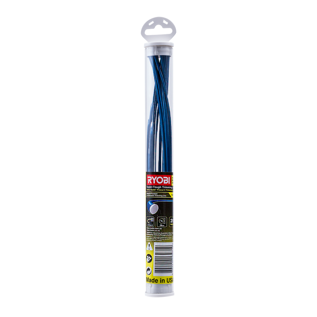 Ryobi 2.7mm Co Extruded Trimmer Line 20 Pack Bunnings Australia