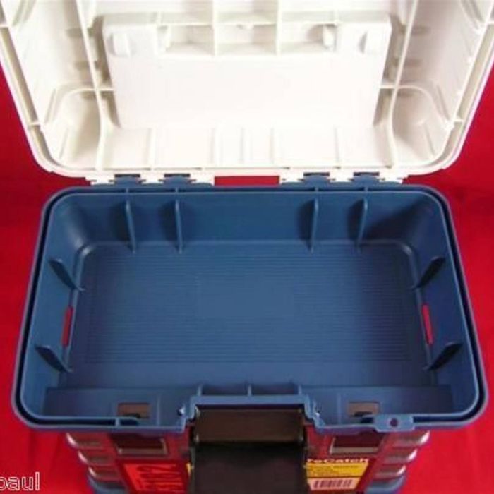 Surecatch 4 Tray Heavy Duty Fishing Tackle Box for Terminal Tackle Blue ...