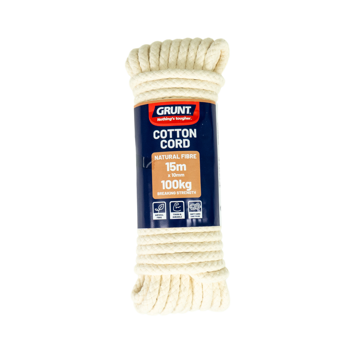 GRUNT 10mm x 15m Cotton Cord - Bunnings New Zealand
