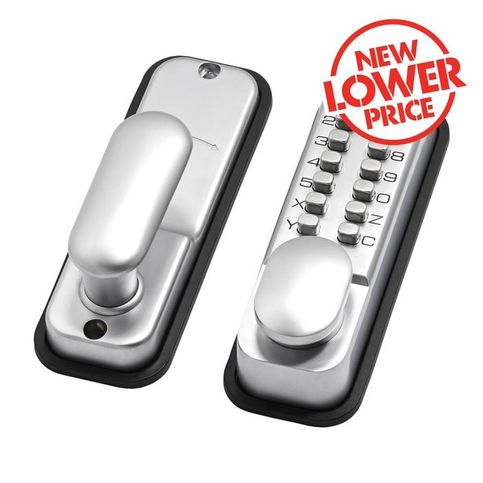 Ikonic Satin Chrome Digital Entry Lock - Bunnings Australia