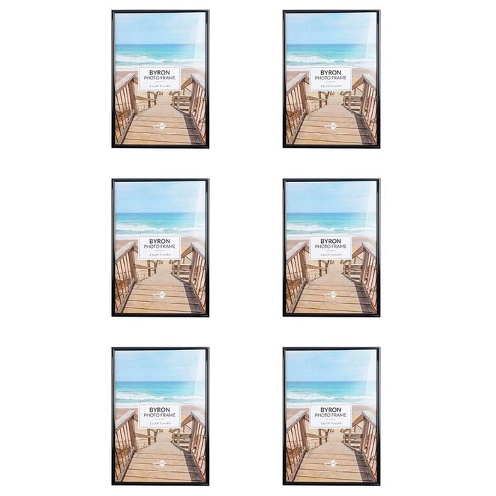 6PK Unigift Byron Home Photo/Picture Frame A4 Assorted - Bunnings Australia