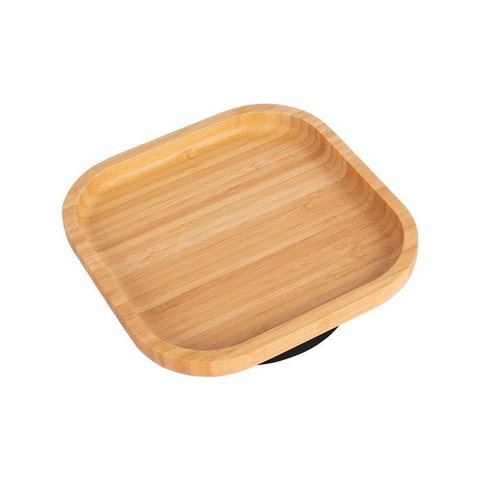 Tiny Dining Children's Bamboo Suction Square Plate - Bunnings Australia
