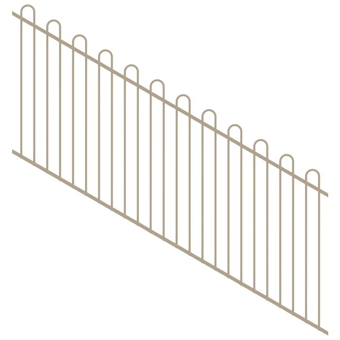 ProtectorAl 1201-2400W x 1200H Paperbark Loop Top Pool Fence Panel ...