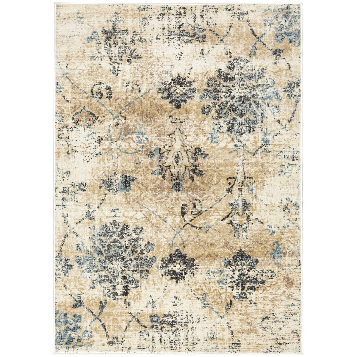 Tropical 6107 Bone 230X160Cm Rug - Bunnings Australia