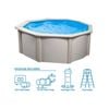 Driclad 3.66m x 1.32m Round Modular Salt Water Swimming Pool - Bunnings ...