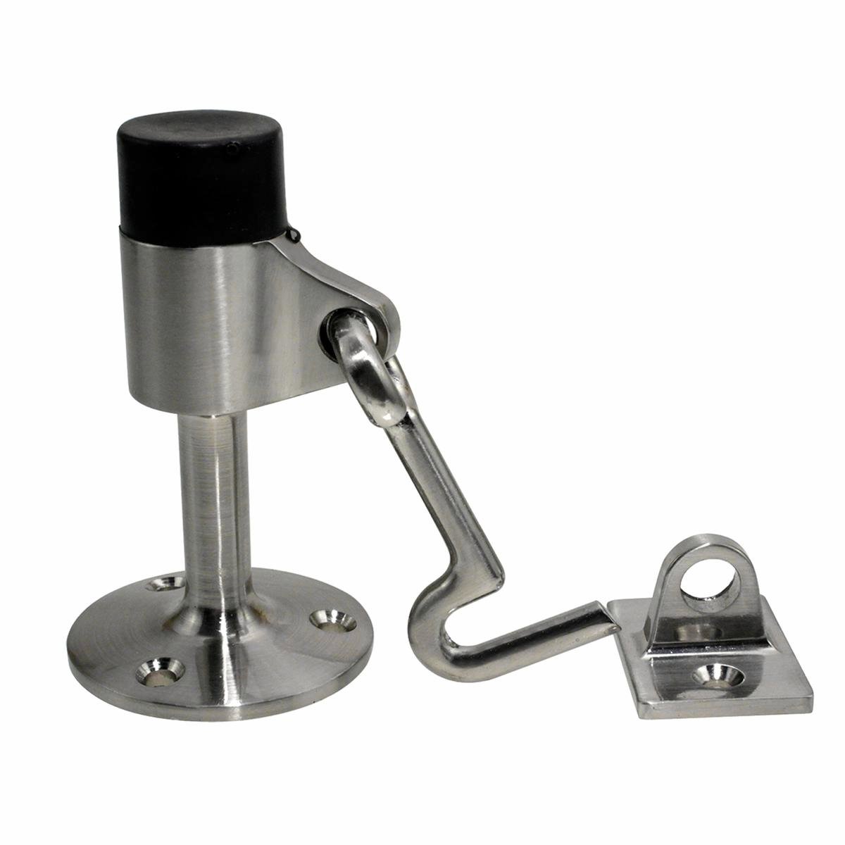 Adoored 51mm Satin Chrome I Stand Latch Door Stop - Bunnings Australia