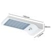 Arlec White Ritter Sensor Solar Wall Light - Bunnings New Zealand