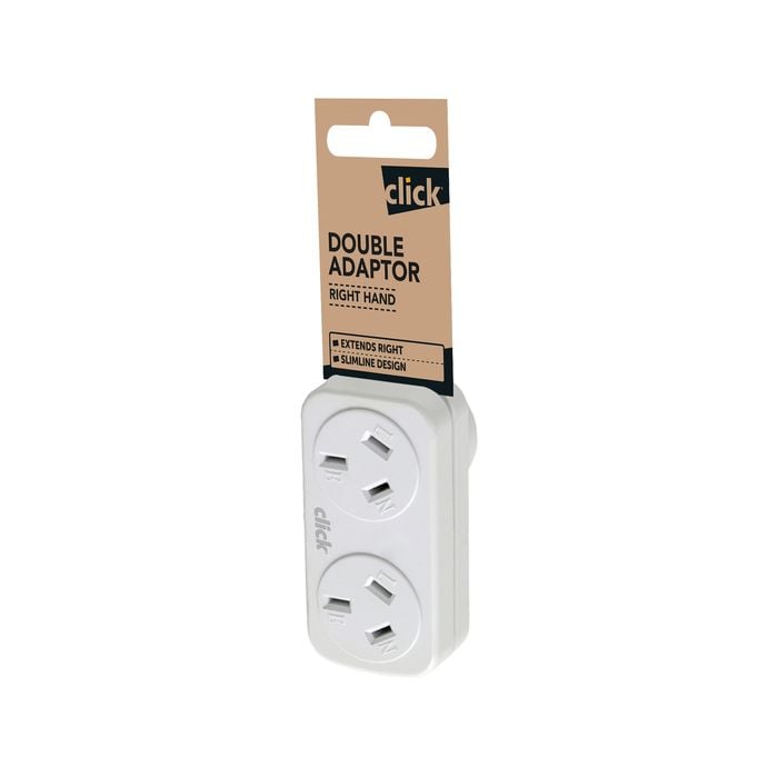 Click Right Hand Double Adaptor - Right - Bunnings Australia